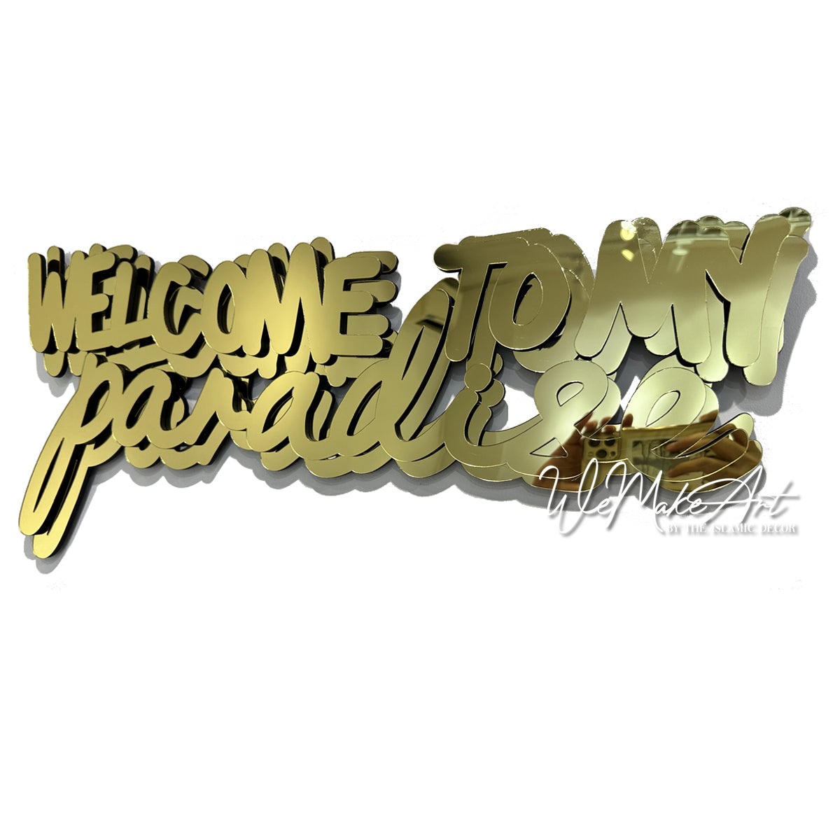 WMA - Words - Welcome (11inch by 23inch) – The Islamic Decor