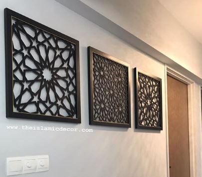 Custom Panel - Islamic Motifs (Set of 3) – The Islamic Decor