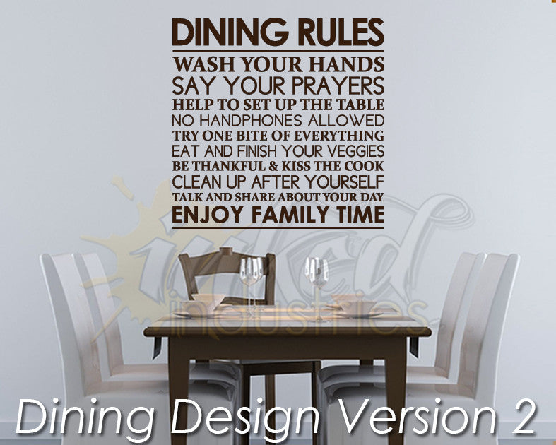 Dining Design Version 02 Decal – The Islamic Decor
